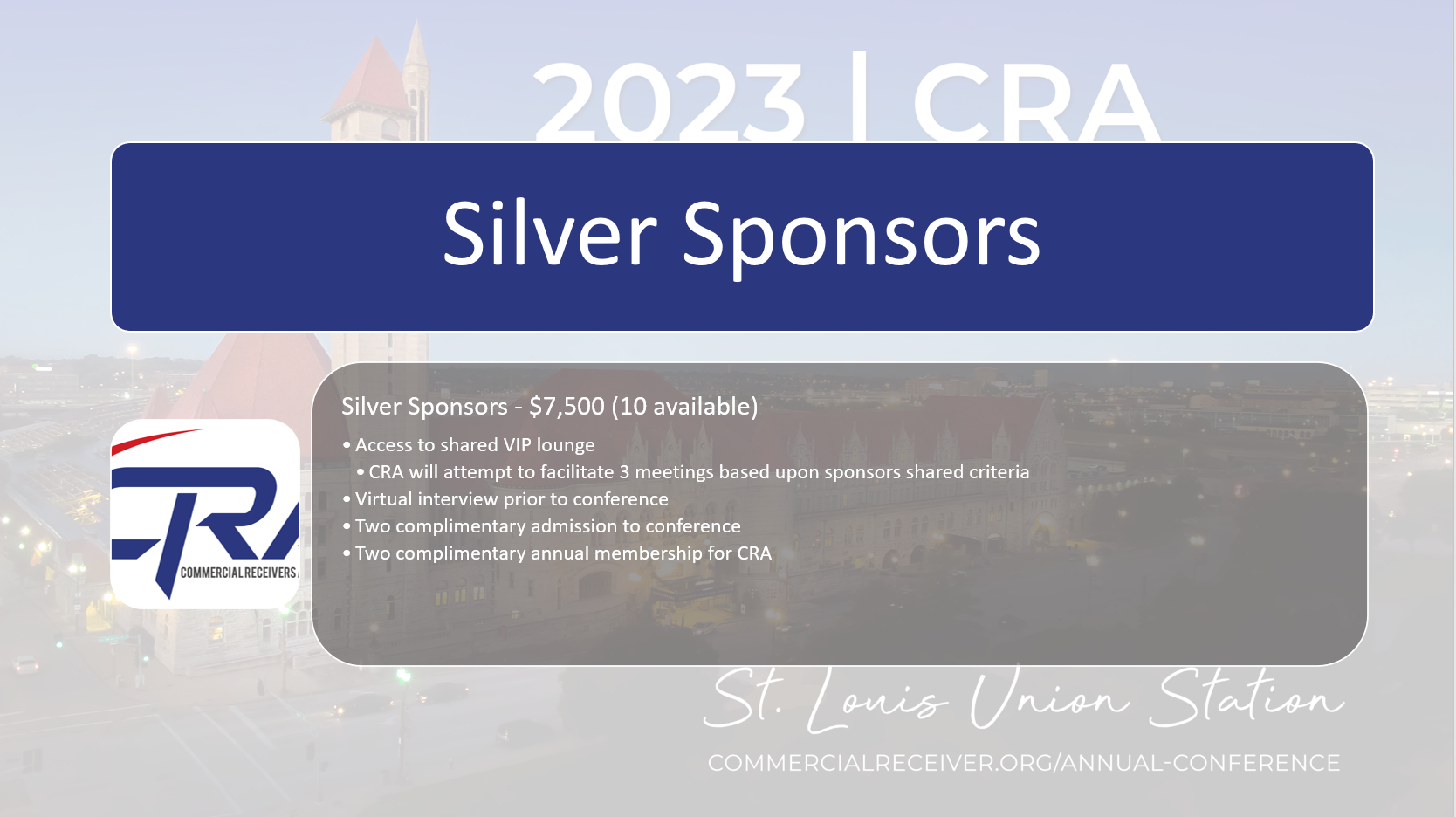 Sponsorship – 2023 Annual Conference - Commercial Receivers Association